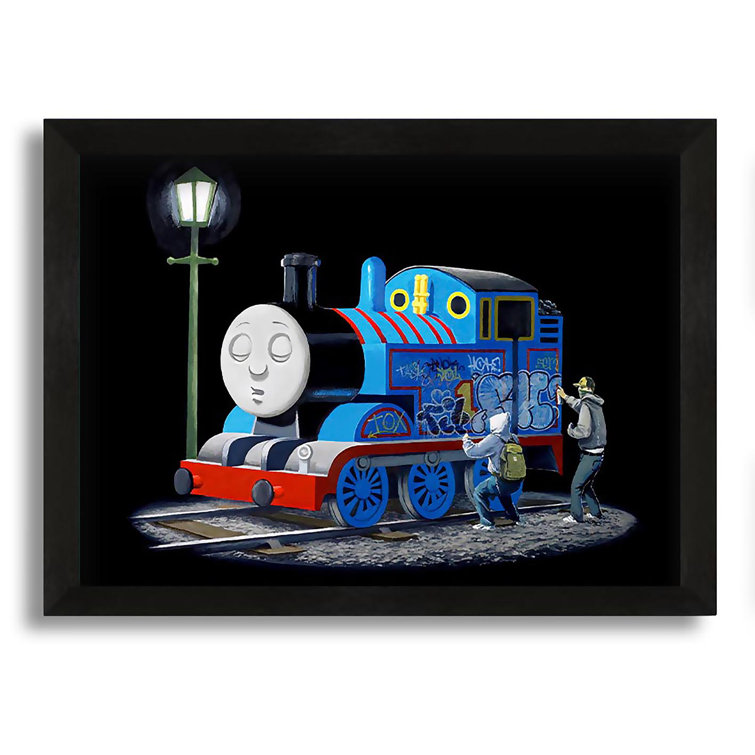 Bright Star Thomas The Tank Graffiti - Picture Frame Graphic Art on ...