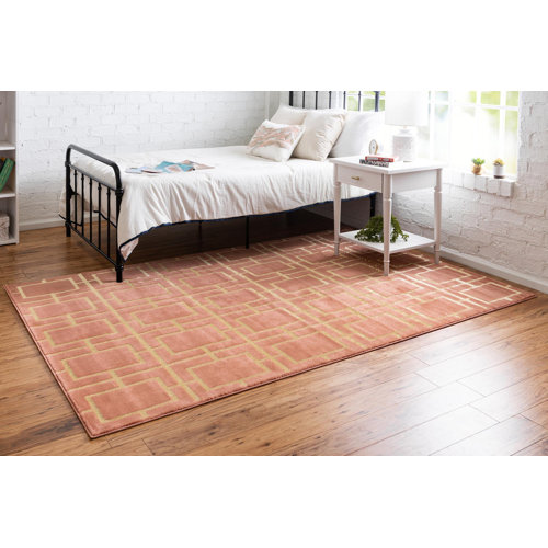 MarilynMonroe Glam Light Coral Rug & Reviews | Wayfair