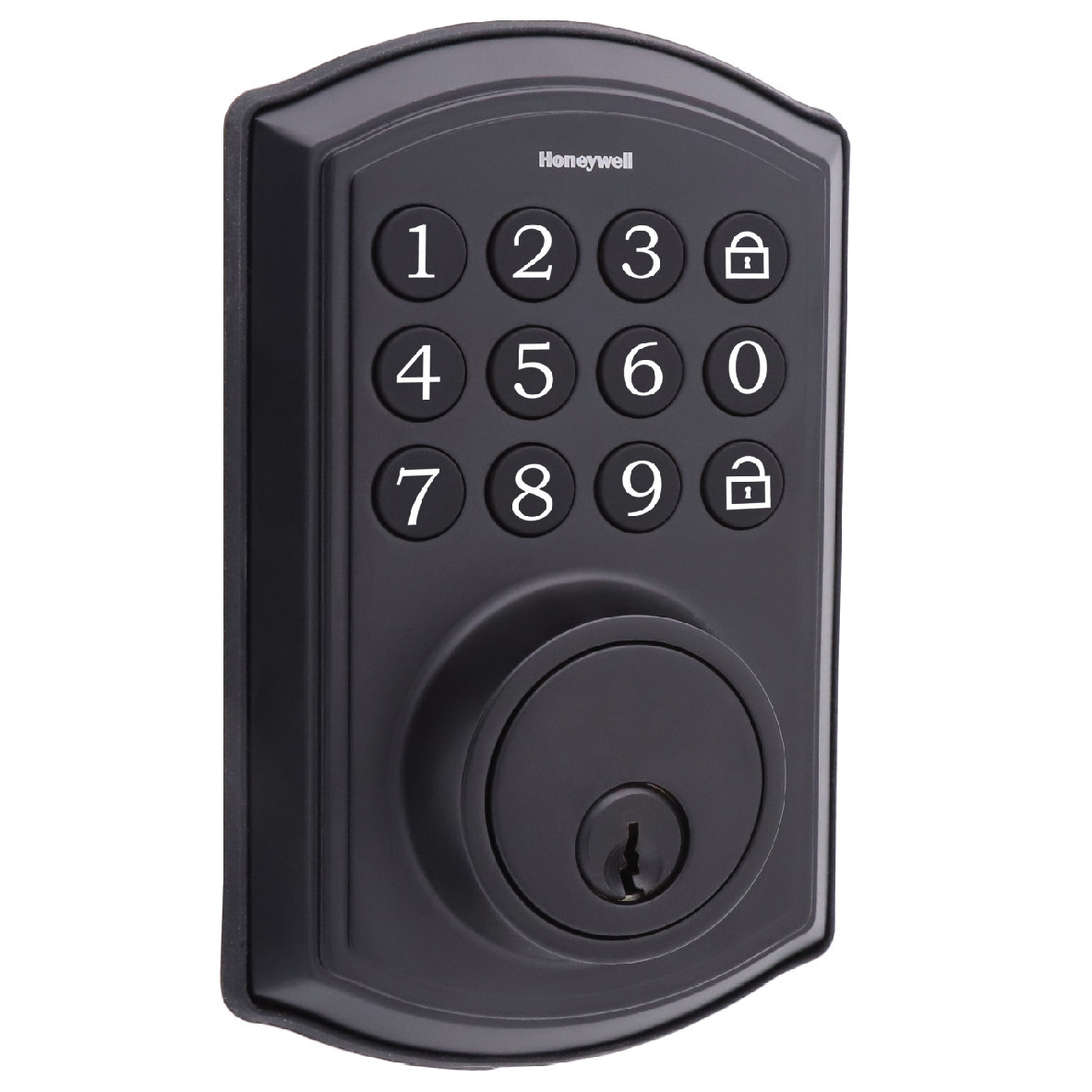 Honeywell Single Cylinder Electronic Look Deadbolt | Wayfair