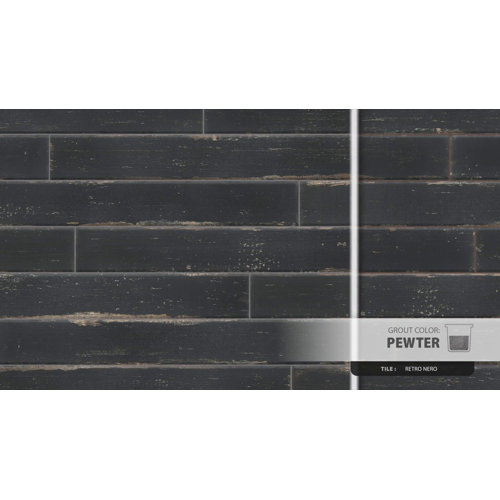 Merola Tile Retro 3" x 24" Porcelain Wood Look Wall & Floor Tile ...