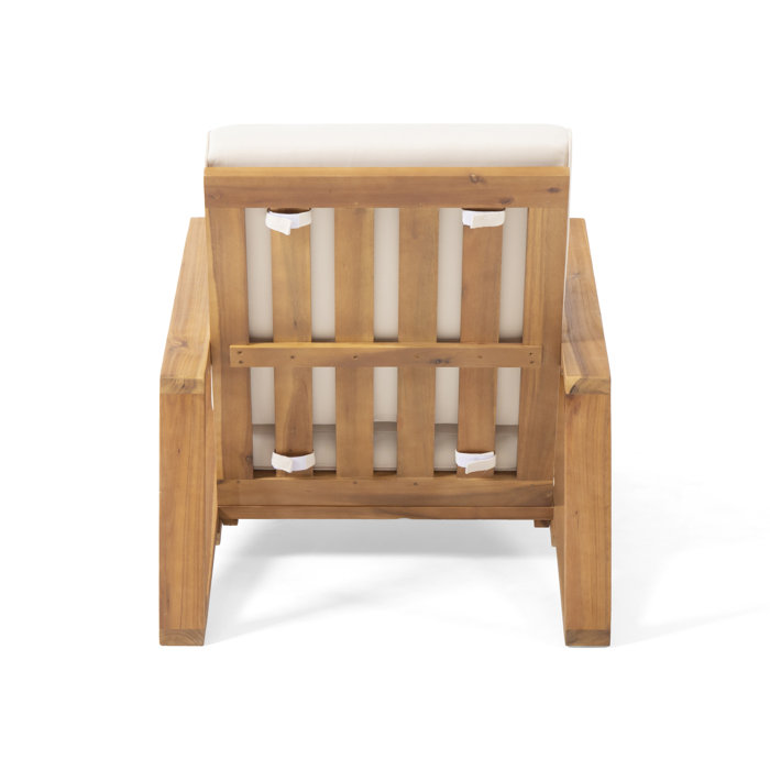 Wade Logan® Isham Patio Chair with Cushions & Reviews | Wayfair