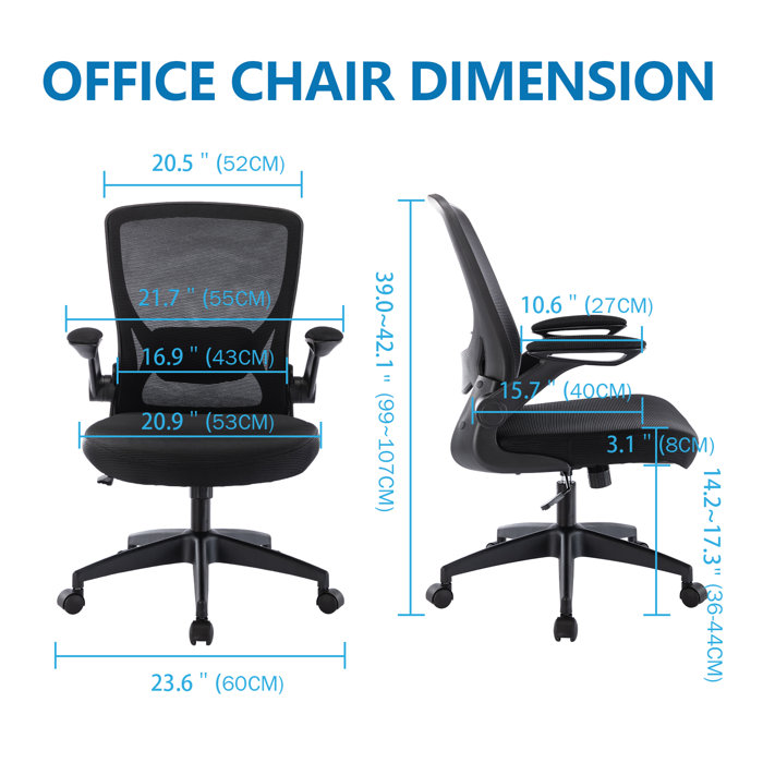 Inbox Zero Home Office Ergonomic Mesh Task Chair & Reviews | Wayfair