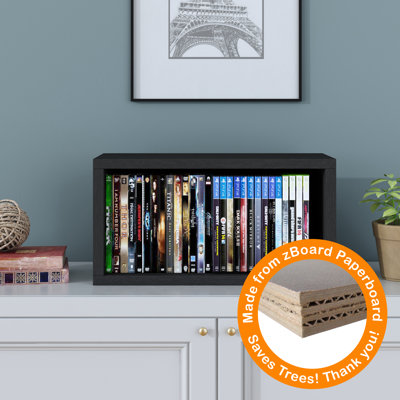 Ebern Designs Toller Stackable CD Storage Media Shelves & Reviews | Wayfair