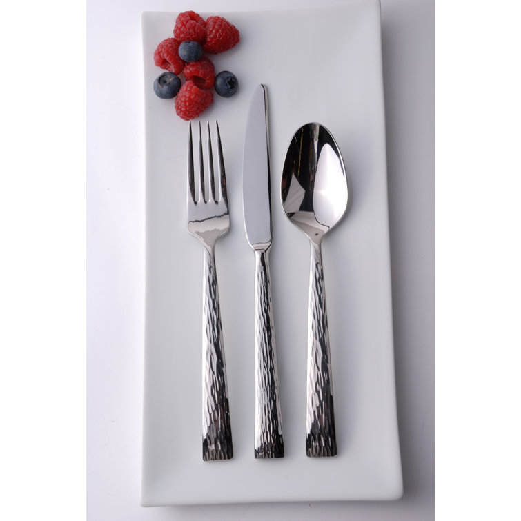 David Shaw Silverware Stainless Steel Flatware Set - Service for 4 ...