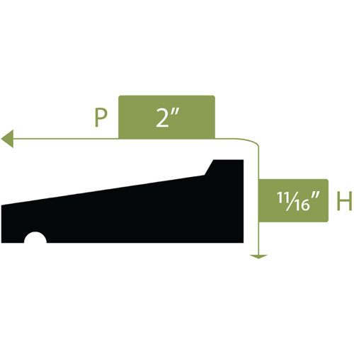 PCI Enterprises PVC Drip Cap Moulding | Wayfair