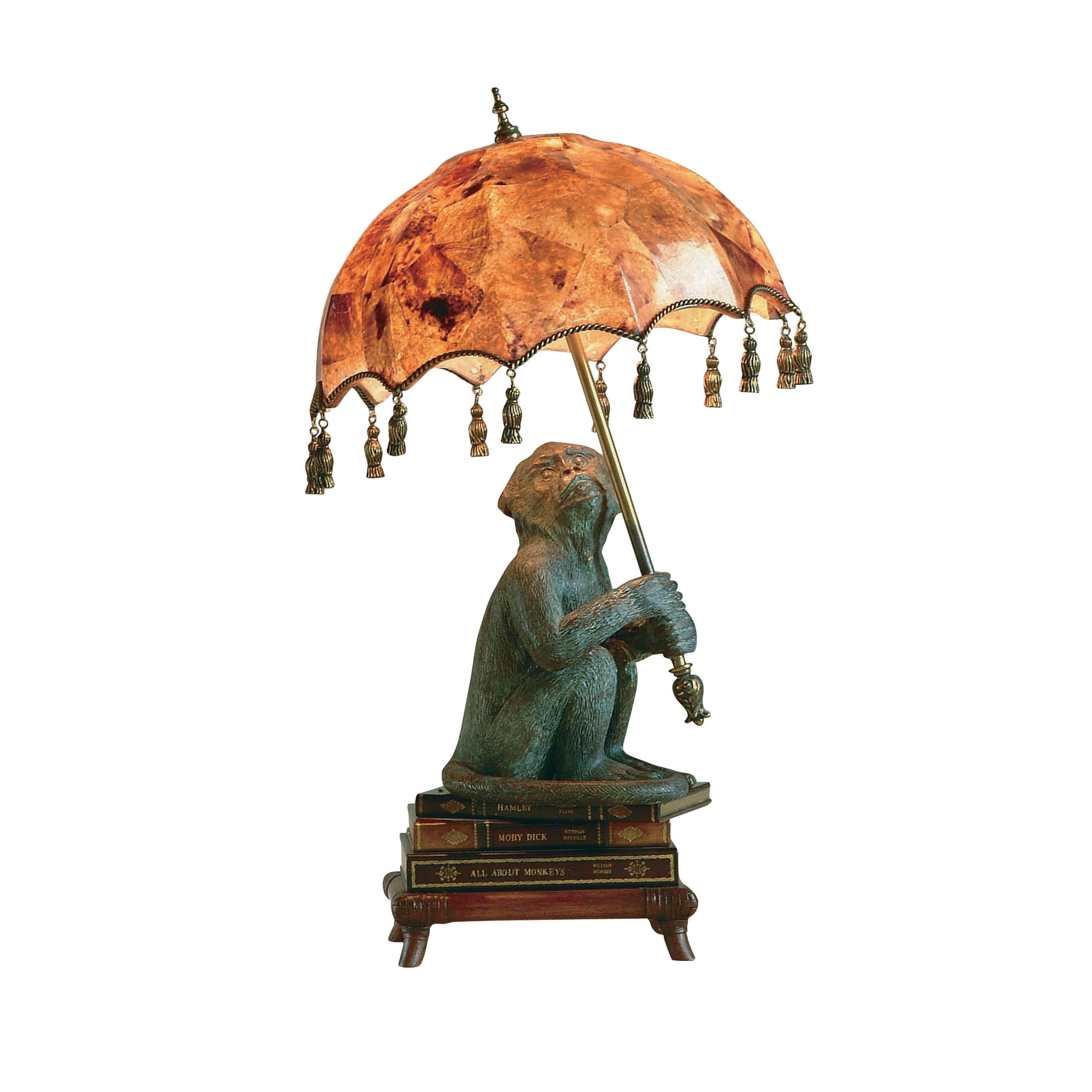 Maitland-Smith Verdigris Novelty Lamp | Wayfair