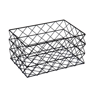 Brayden Studio® Geo Storage Wire 3 Piece Basket Set | Wayfair