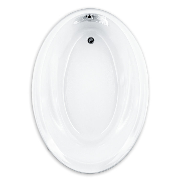 American Standard Savona 60'' x 42.25'' Drop In Soaking Fiberglass ...