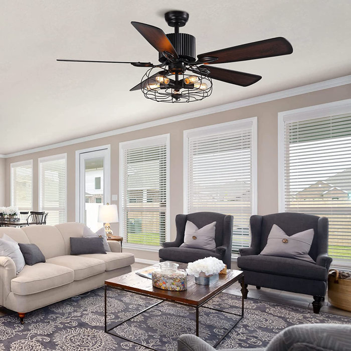 Williston Forge Deshard 20'' Ceiling Fan with LED Lights | Wayfair
