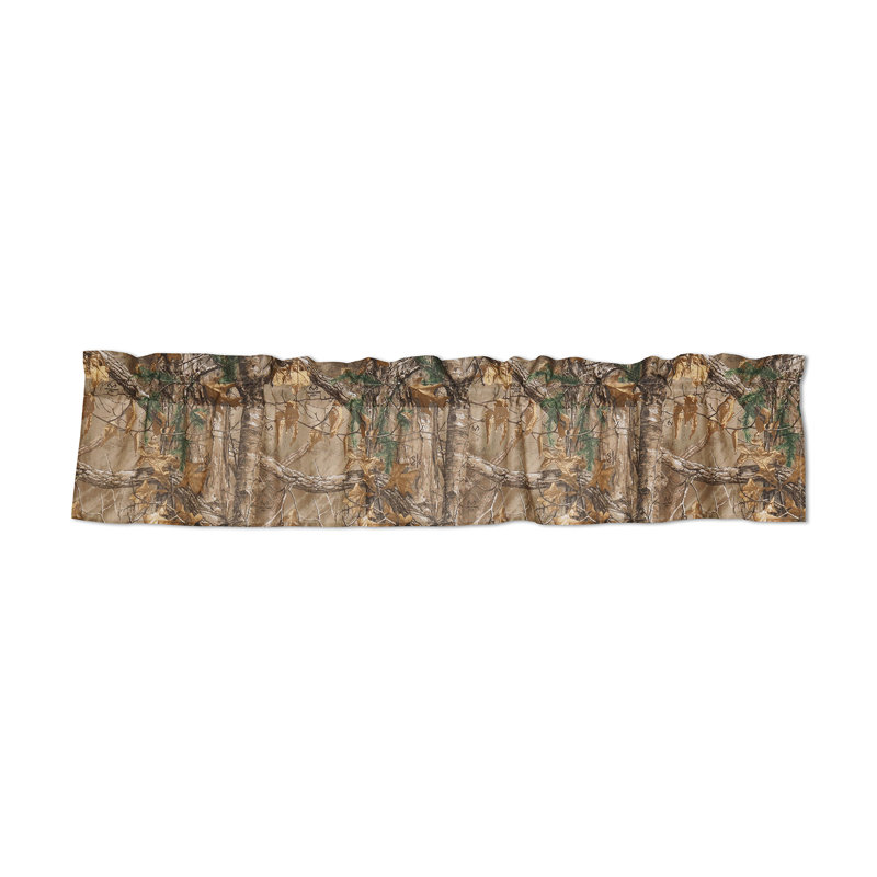 Realtree Xtra 100% Polycotton Camouflage & Hunting Camo Valance 88"x18 ...