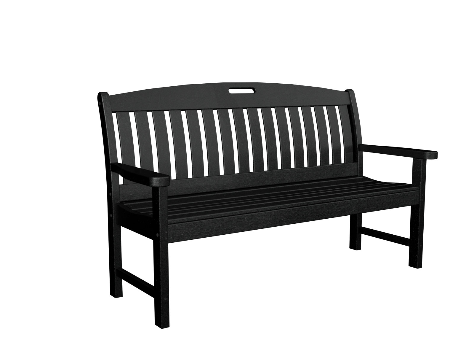 POLYWOOD® Nautical Plastic Garden Bench & Reviews - Wayfair Canada