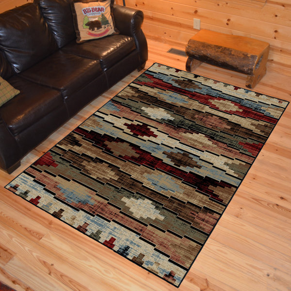 Union Rustic Alleyna Performance Multi Rug | Wayfair