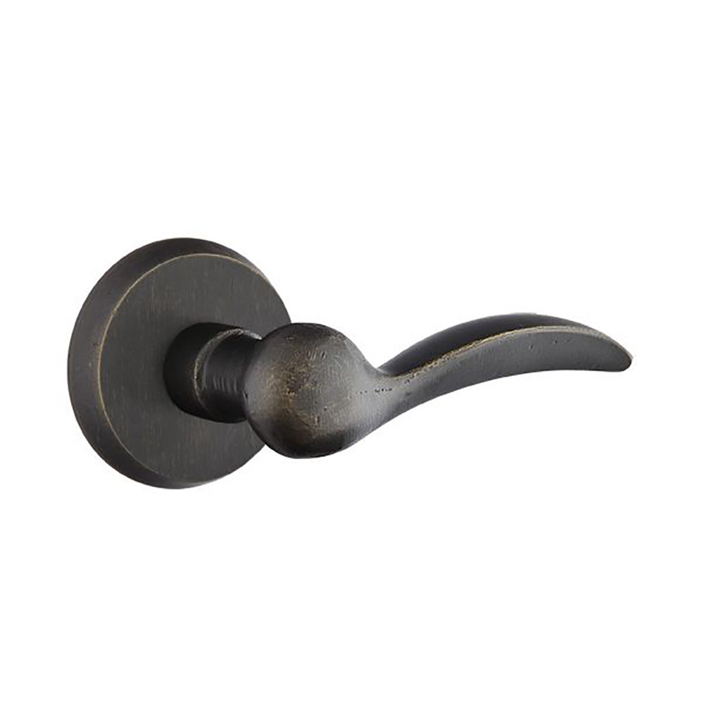 Emtek Durango Passage (Hall & Closet) Door Lever with Rosette | Wayfair