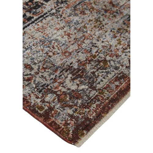 World Menagerie Roma Rust Orange Rug & Reviews | Wayfair