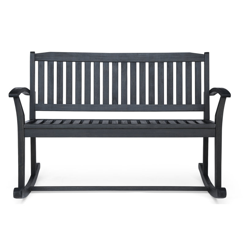 August Grove® Campton Acacia Outdoor Rocking Chair & Reviews | Wayfair