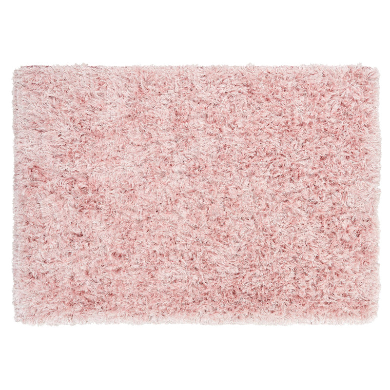 Ebern Designs Alkmaar Handmade Performance Pink Rug & Reviews | Wayfair