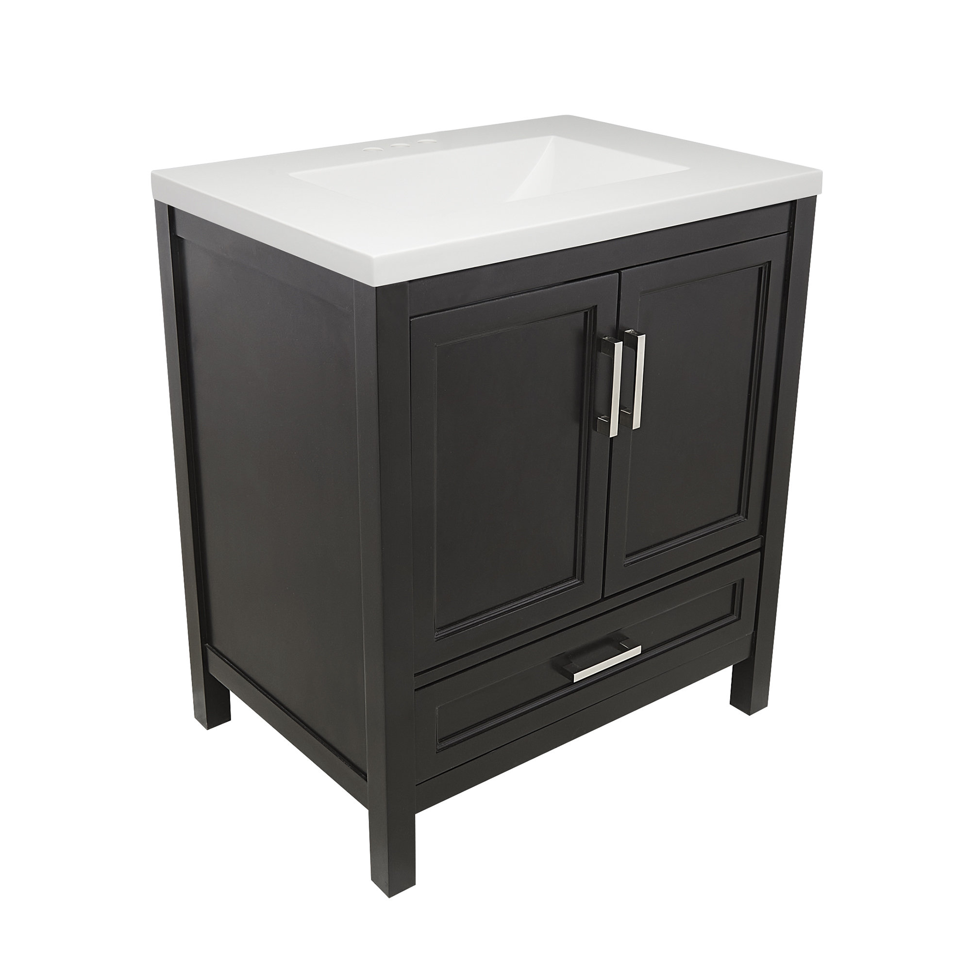 Winston Porter Haleyann 31 Free Standing Single Bathroom Vanity With