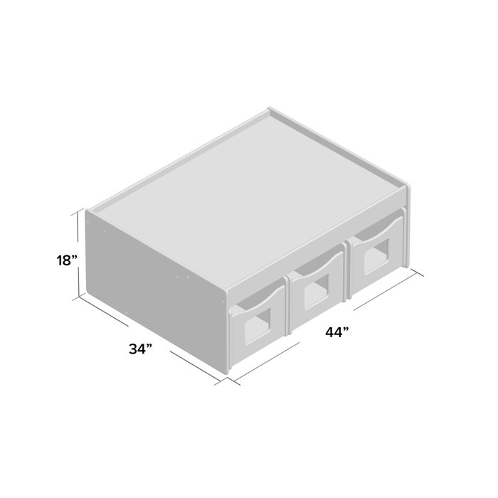 Wood Designs Activity Island Cubby with Table Only & Reviews | Wayfair