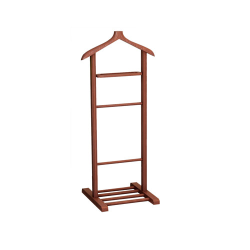 Bless international Solid Wood Freestanding - Hook Valet Stand | Wayfair