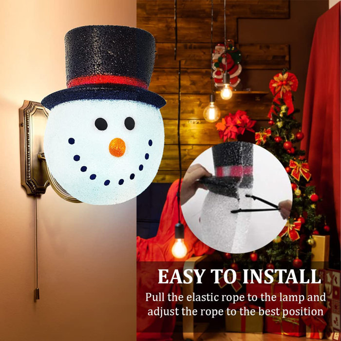 The Holiday Aisle® Snowman Porch Lighted Display & Reviews | Wayfair