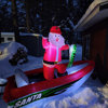 The Holiday Aisle® Fishing Santa Inflatable & Reviews | Wayfair