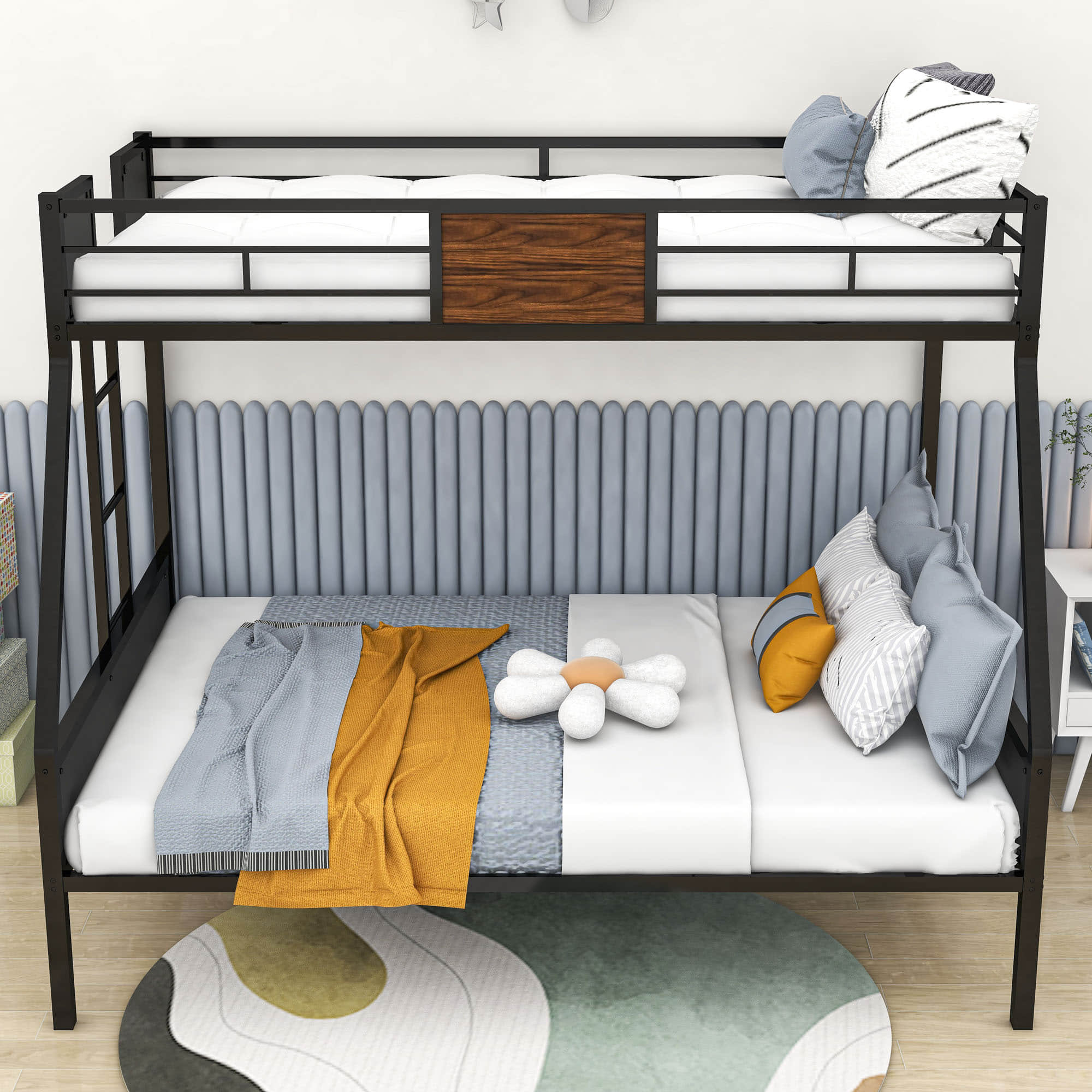 Isabelle & Max™ Heine Twin Over Full Standard Bunk Bed by Isabelle ...