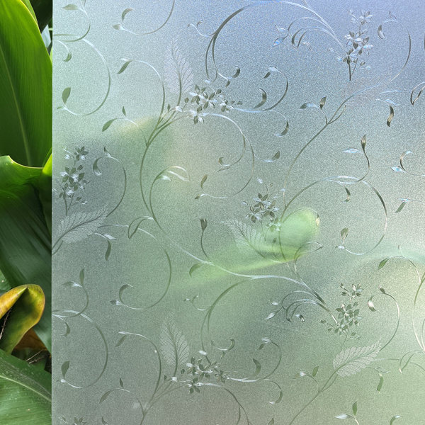 Red Barrel Studio® Floral Window Decal | Wayfair