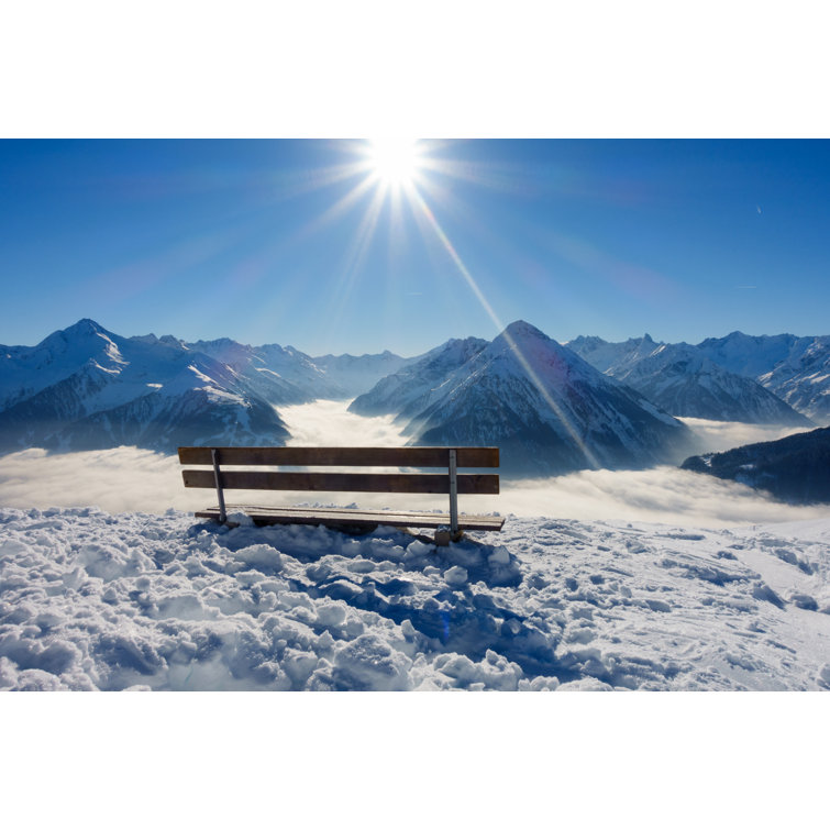 Alpen Home Gebhart Bench With View by ByPaul - Wrapped Canvas ...