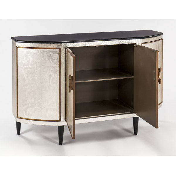 Artmax Half Circle Accent Cabinet | Perigold