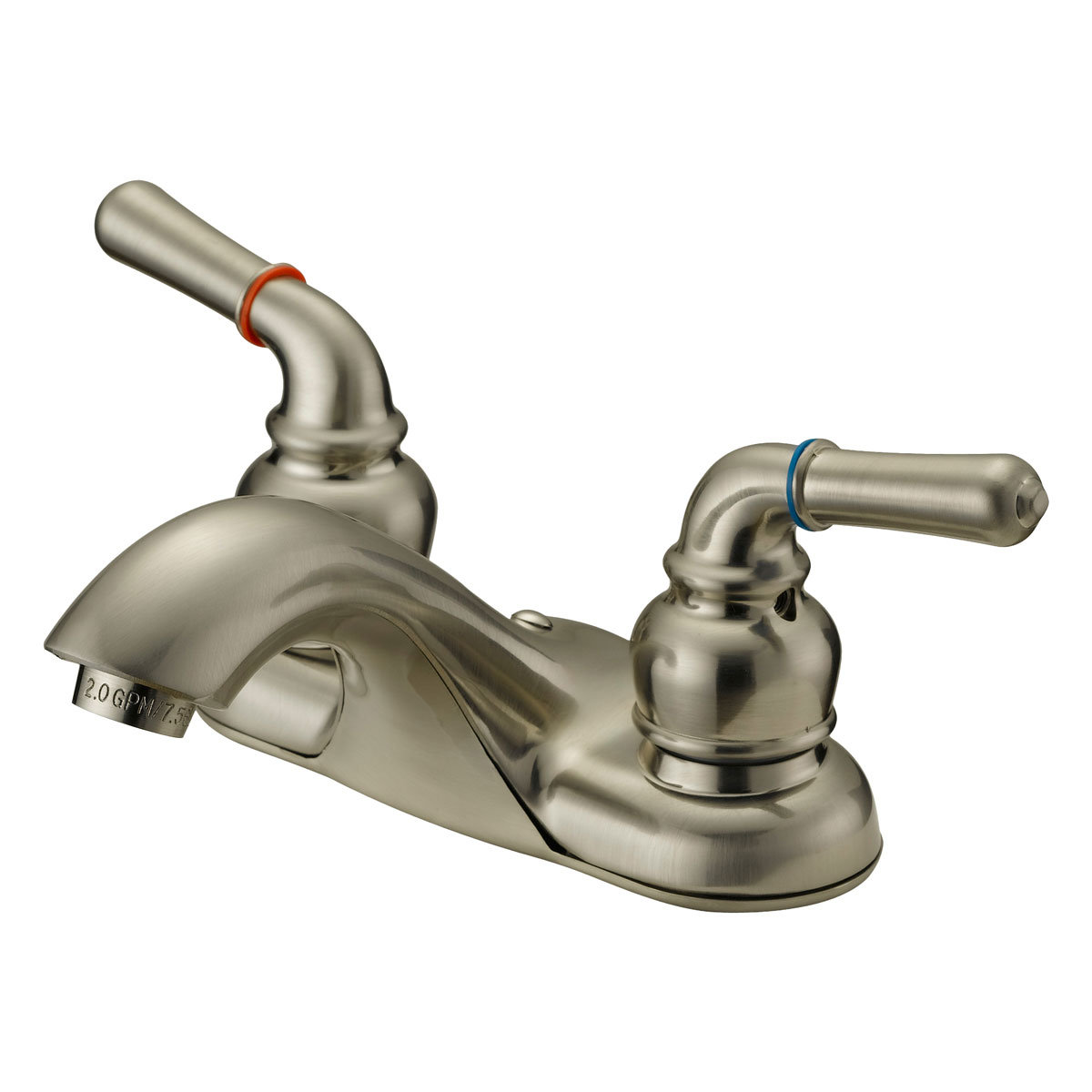 LessCare Widespread Faucet 2-handle Bathroom Faucet with Drain Assembly ...