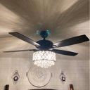 Red Barrel Studio® Balf 52'' Ceiling Fan with Light Kit & Reviews | Wayfair