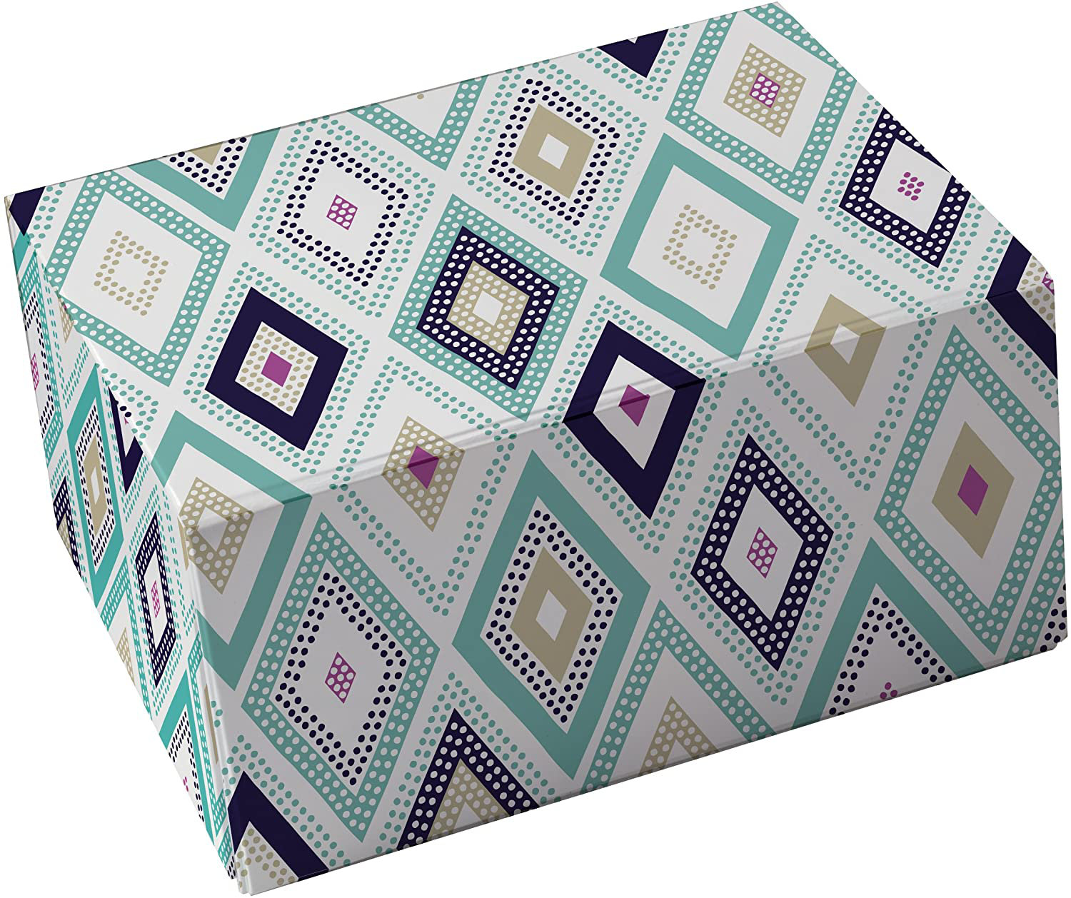 Brayden Studio® Diamond 3 Piece Cardboard Box Set | Wayfair