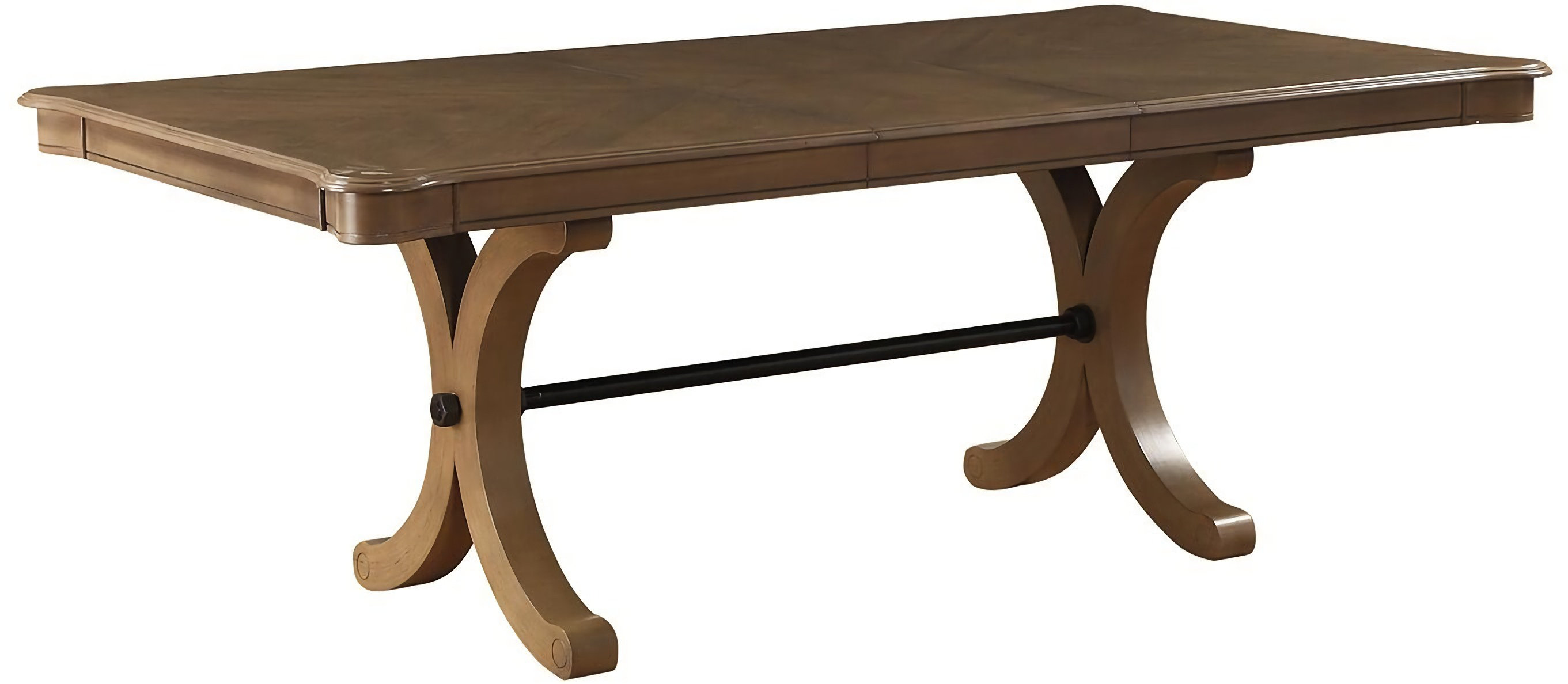 Rosalind Wheeler Josephus Extendable Trestle Dining Table | Wayfair