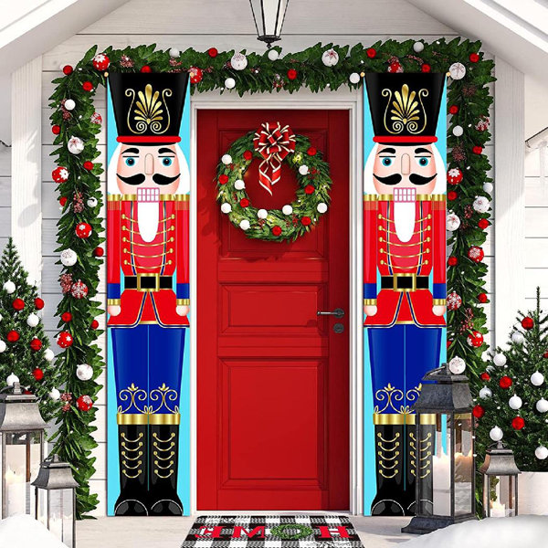 The Holiday Aisle® Door Hanger Porch BannerDécor Indoor & Outdoor ...