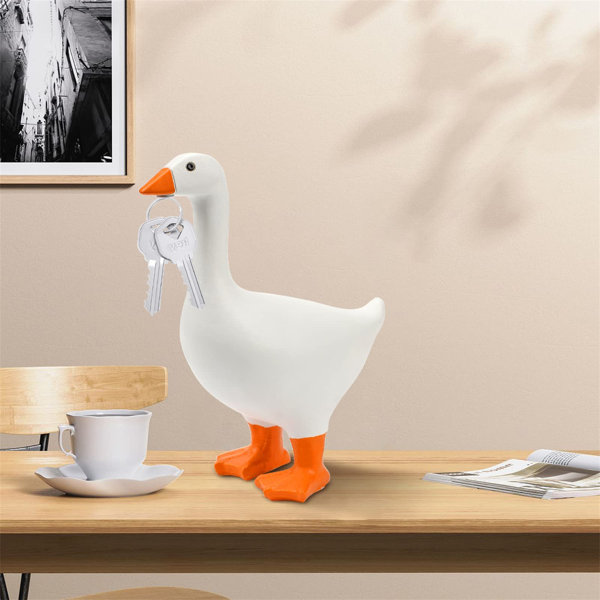 August Grove Resin Goose Statue Key Hook | Wayfair.co.uk