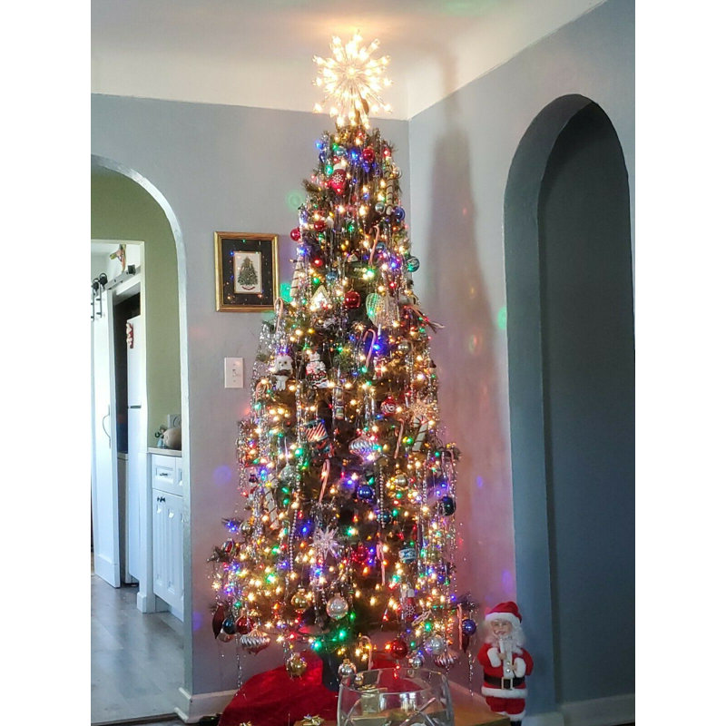 The Holiday Aisle® Solid Color Tree Topper Lighted & Reviews | Wayfair