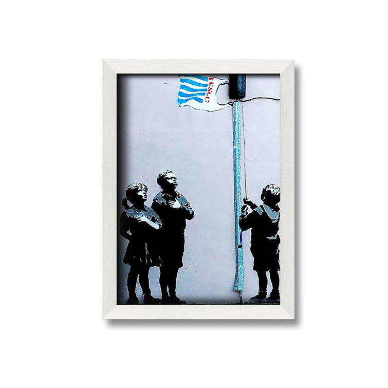 Ophelia & Co. Homage To The Tesco Flag 2 - Single Picture Frame Art ...