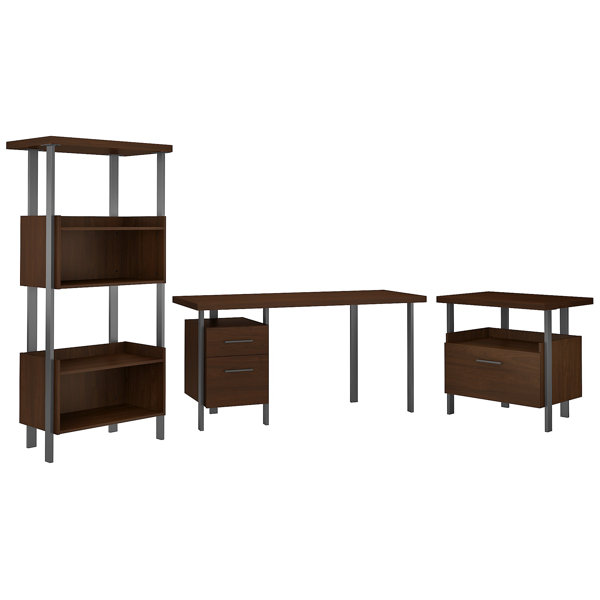 Latitude Run® Jamesdaniel Configurable Rectangular Computer Desk Office ...