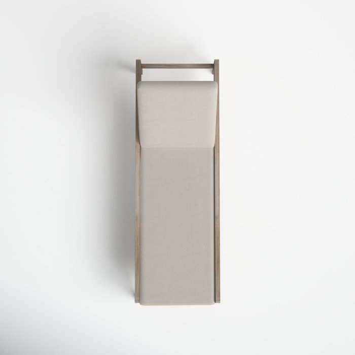 Amina Outdoor Solid Wood Acacia Chaise Lounge & Reviews | Joss & Main