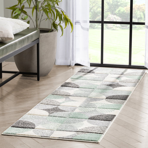 Well Woven Green/Yellow Rug & Reviews | Wayfair