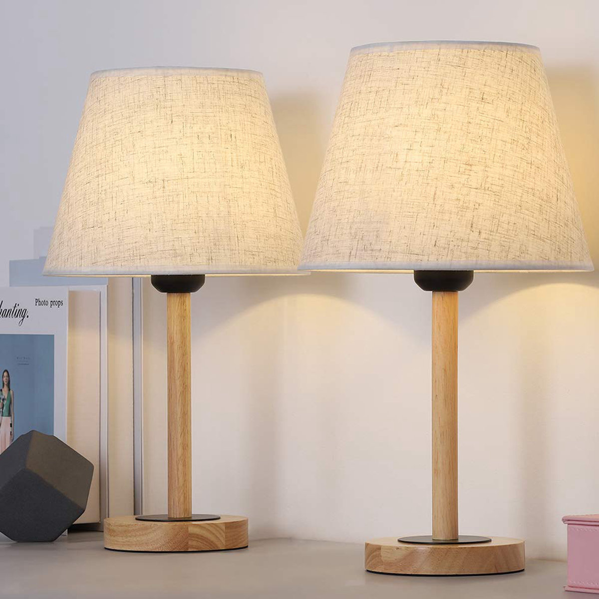 Latitude Run® Lenore Wood Table Lamp | Wayfair