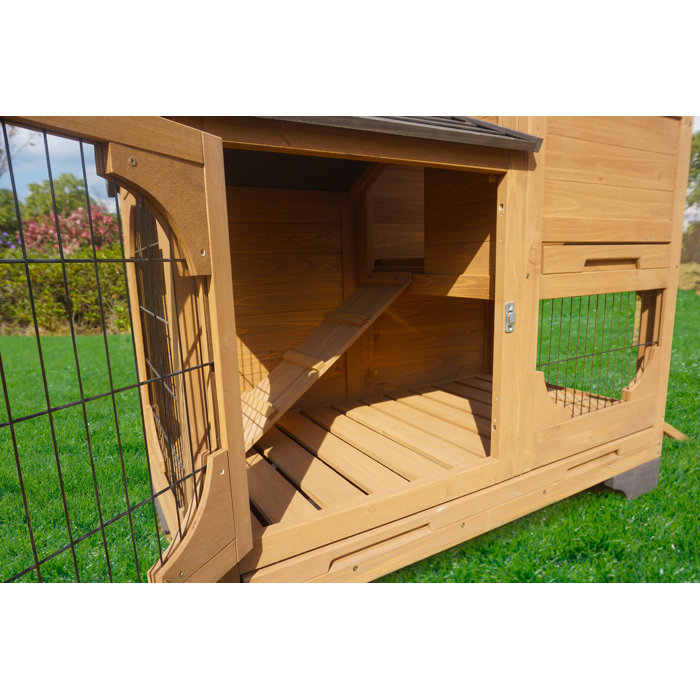 Tucker Murphy Pet™ O'Connor Weather Resistant Rabbit Portable Hutch ...