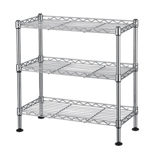 Rebrilliant 3-Tier Ultrazinc Cabinet Organizer Silver & Reviews | Wayfair