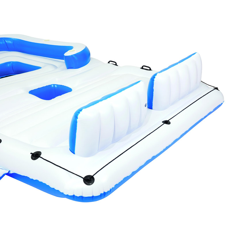 Bestway Hydro-Force Tropical Breeze 6 Person Inflatable Party Island ...