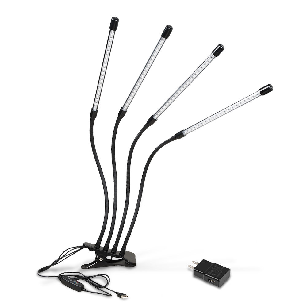 sanheshun 4 Heads LED Grow Light | Wayfair