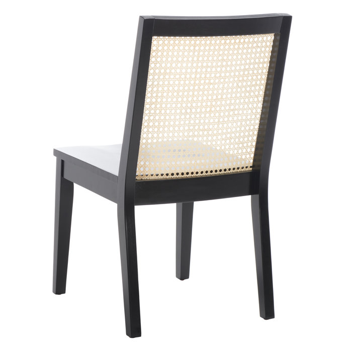 Sand & Stable Kalin Side Chair in Black/Natural | Wayfair