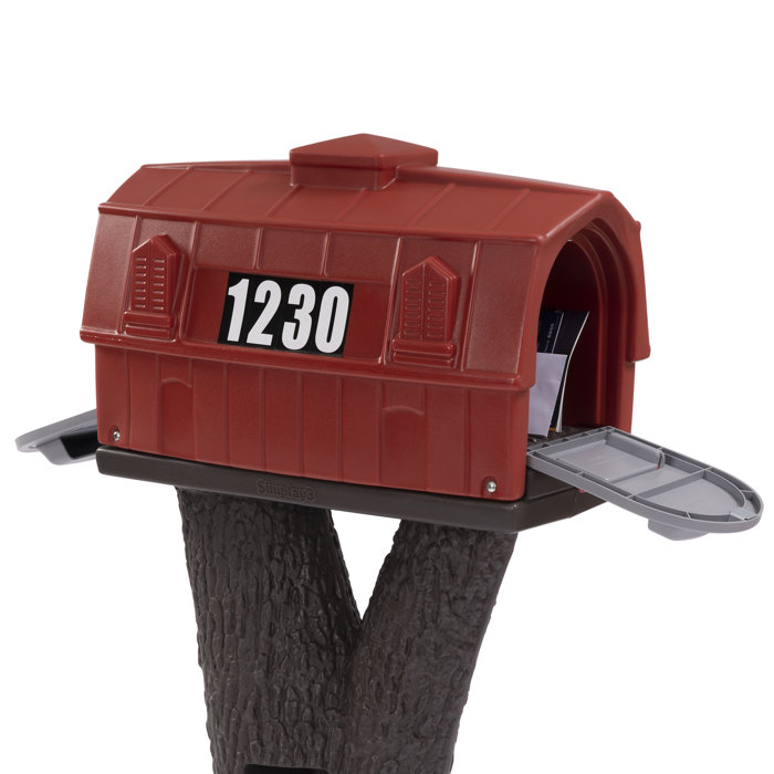 Simplay3 Rustic Home Post Mounted Mailbox & Reviews | Wayfair