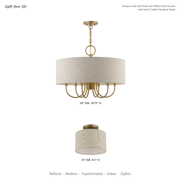 Willa Arlo Interiors Marlie 7 - Light Drum Chandelier | Wayfair