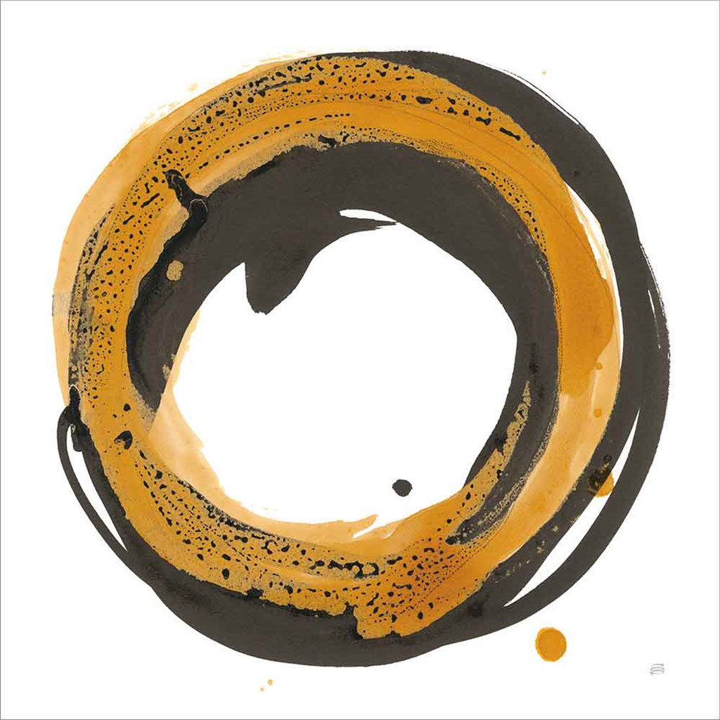 Wrought Studio Amber Enso IV On Canvas by Chris Paschke Graphic Art ...