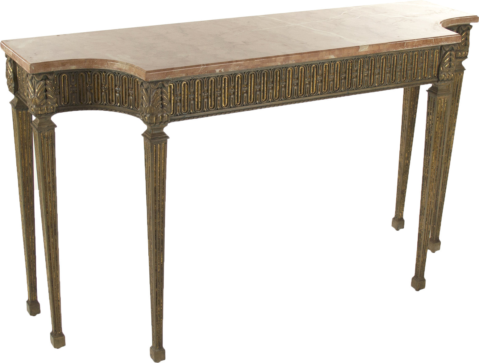 Zentique Faron 59.5'' Genuine Marble Console Table | Wayfair